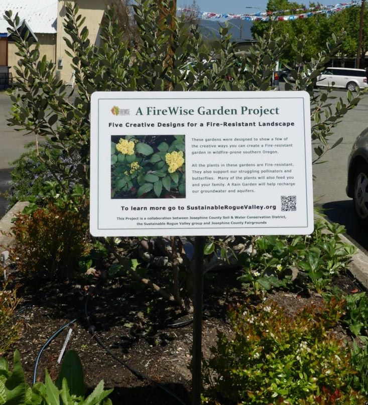 New Permanent Signs for the Fairgrounds Gardens!