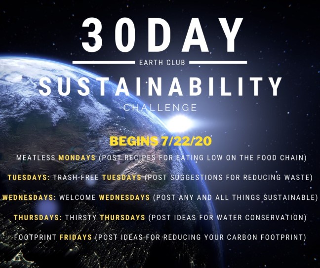 The RCC EARTH Club 30-day Sustainability Challenge